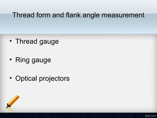 Form measurement | PPT