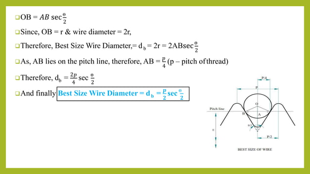 Form metrology Thread measurement in metrology.pptx