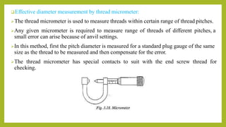 Form metrology Thread measurement in metrology.pptx