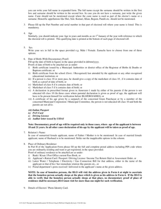 Form no 8 (English) | PDF | Elections | Politics
