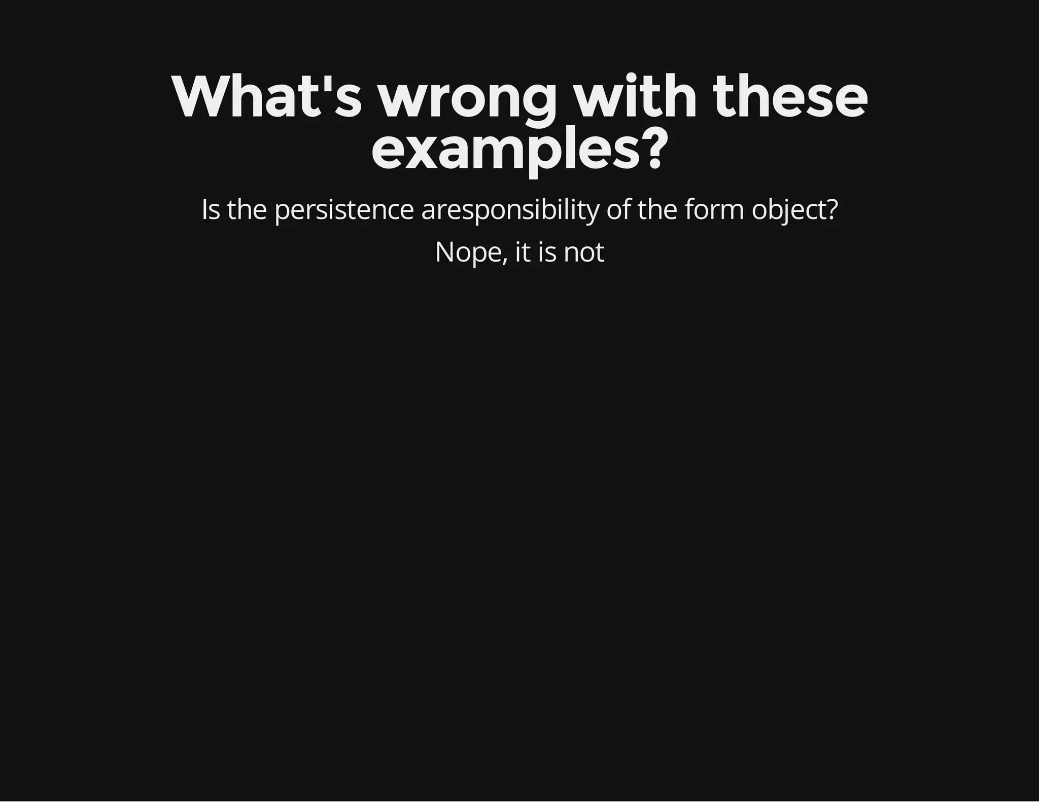 Form objects done right | PDF | Email | Internet