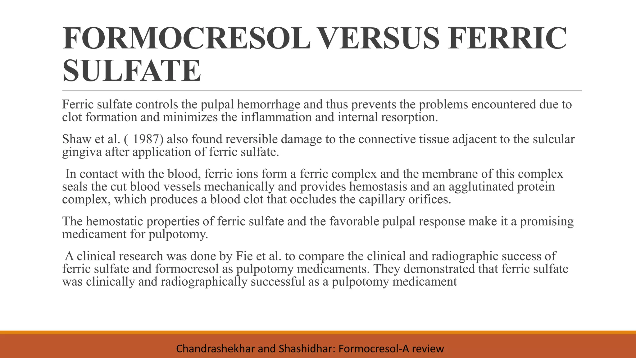 Formocresol controversies | PPTX