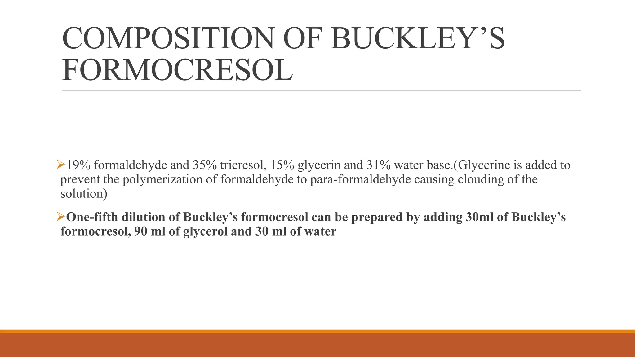 Formocresol controversies | PPTX