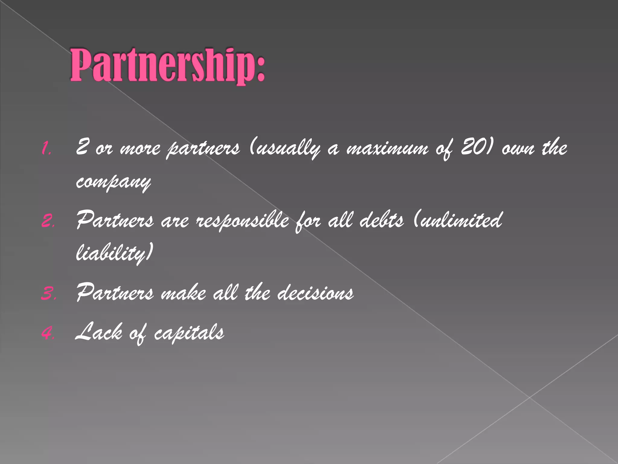 PARTNERSHIPS | PPT