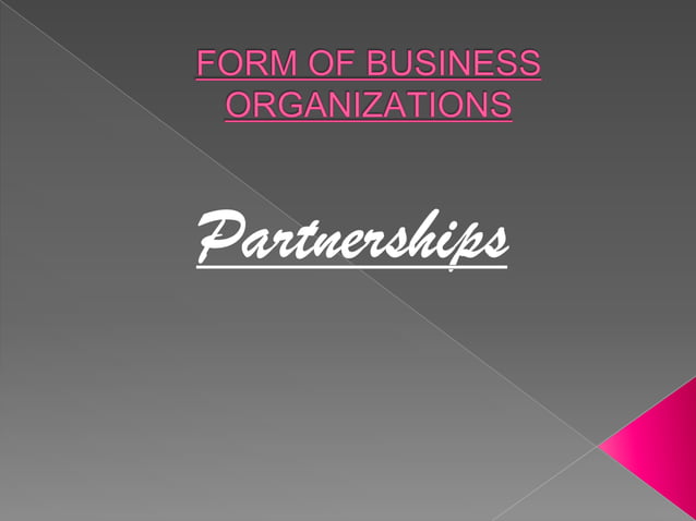 PARTNERSHIPS | PPT