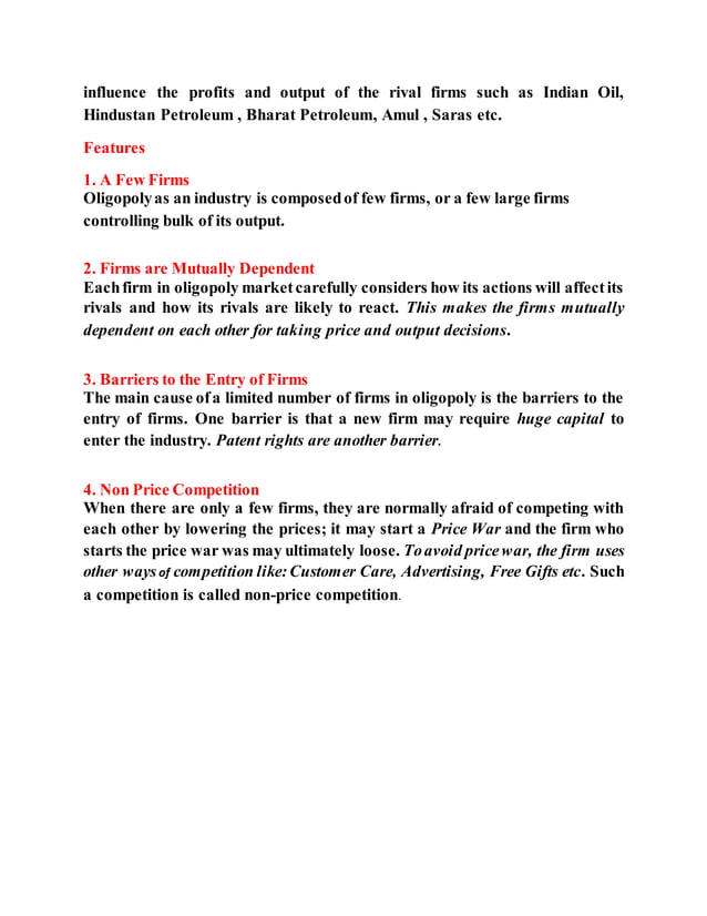 Forms of Market | PDF