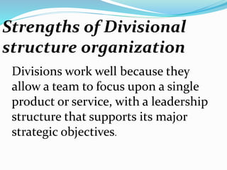 Form of organization structure by shashank vats (1) | PPTX