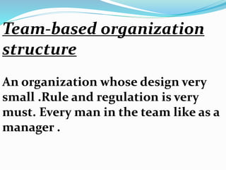 Form of organization structure by shashank vats (1) | PPT