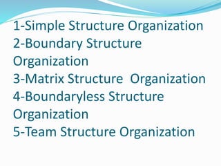 Form of organization structure by shashank vats (1) | PPT