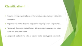 Secondary biology; Introduction to Biology | PPT