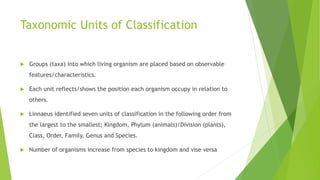 Secondary biology; Introduction to Biology | PPT