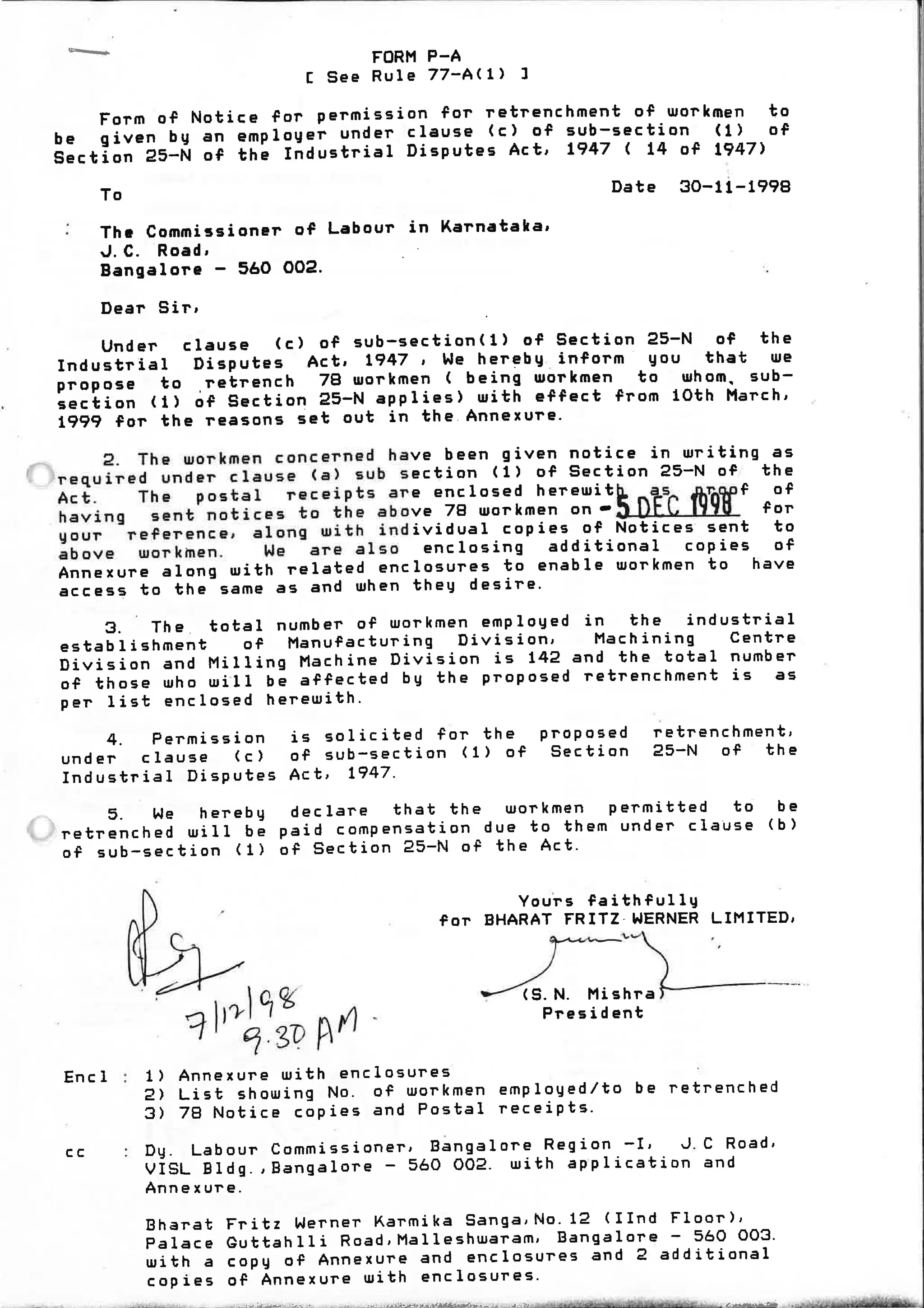 Form PA - Notice and Application for Permission for Retrenchment - BFW.pdf