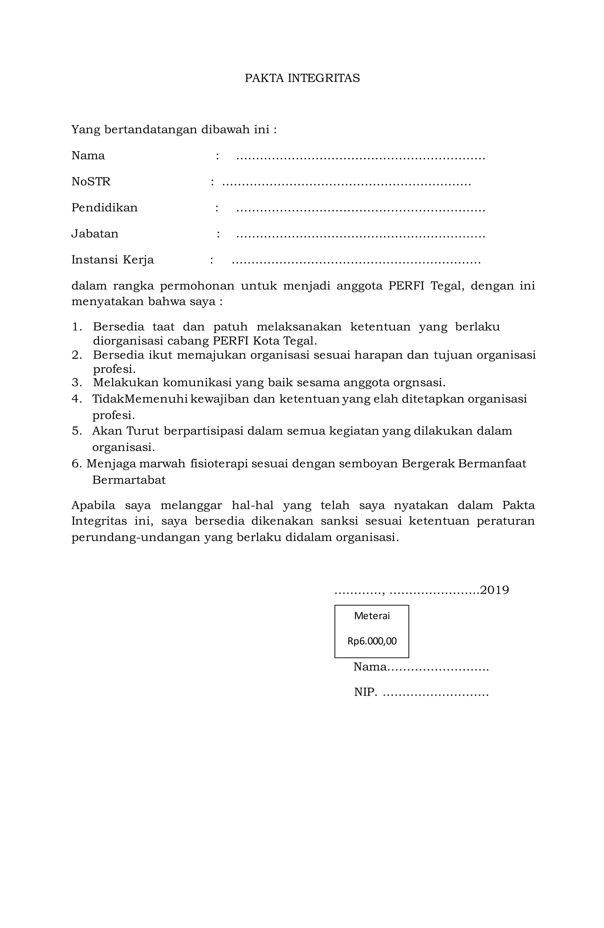 Form Pakta Integritas.docx