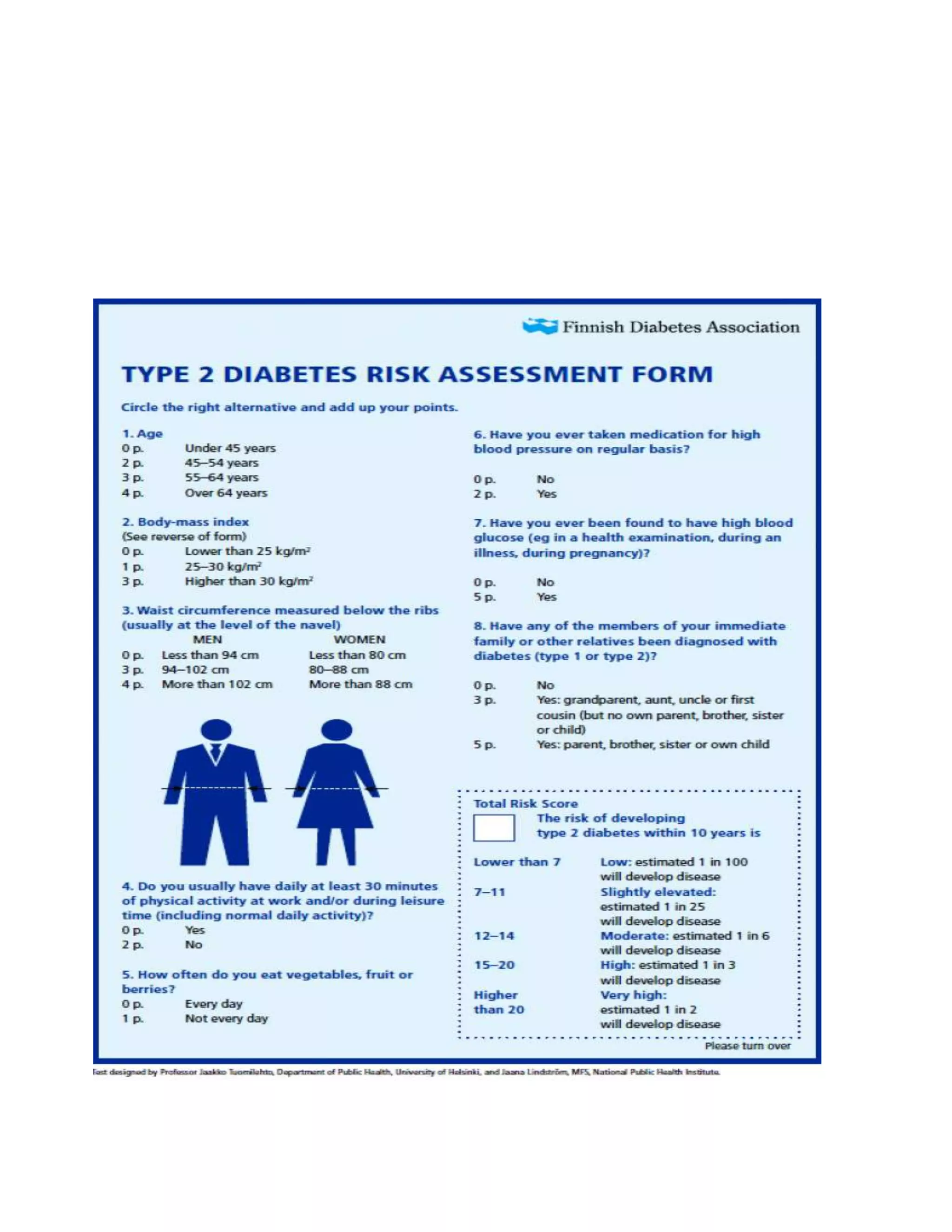Form pengkajian dm type 2 | DOCX