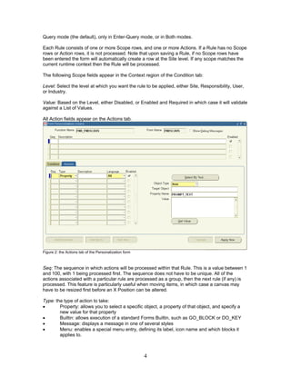 Form personalization | PDF
