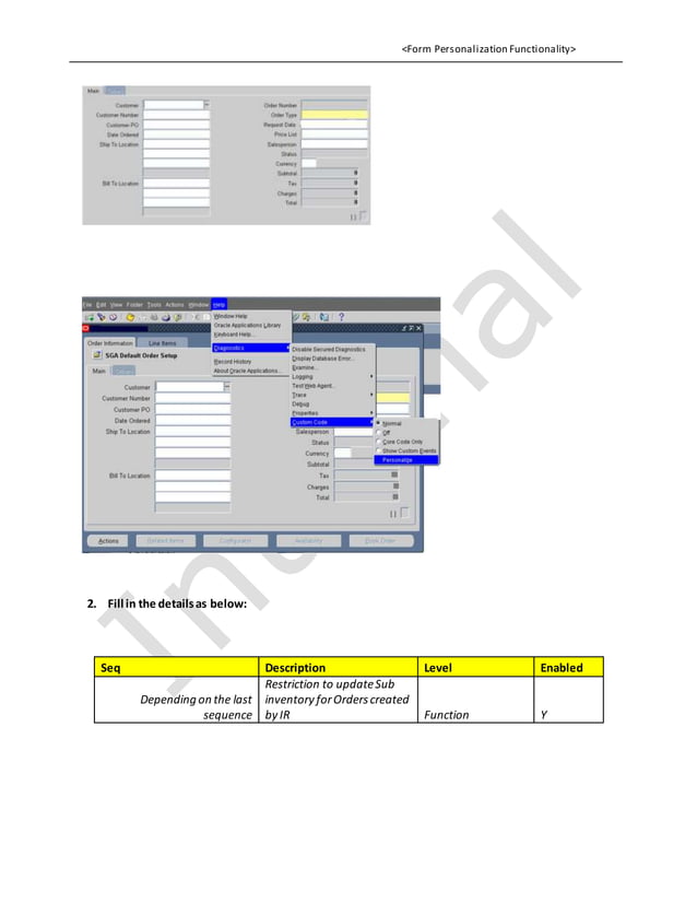 Form personalization techniques | PDF