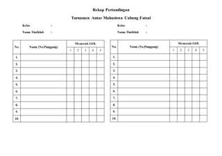 FORM Rekap Pertandingan Futsal.docx