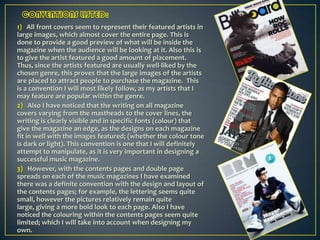 Form research & conventions | PPTX | Comic Books | Collecting