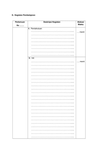 Form rpp | PDF