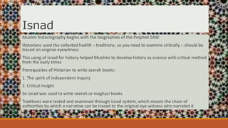 Forms - Muslim Historiography | PPTX