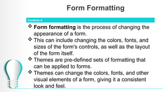 introduction to Data Base Forms and reports.pptx