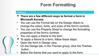 introduction to Data Base Forms and reports.pptx