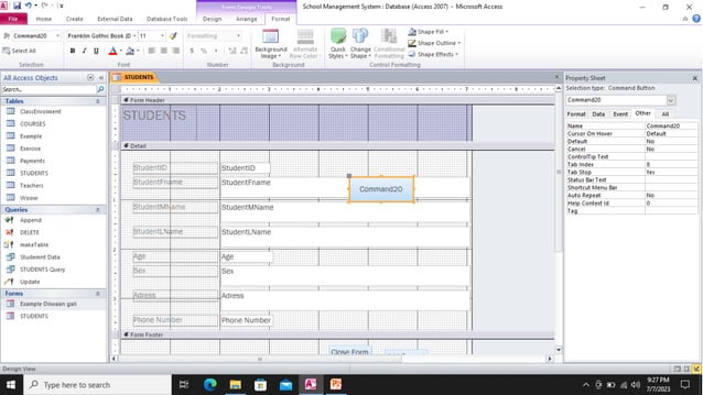 introduction to Data Base Forms and reports.pptx