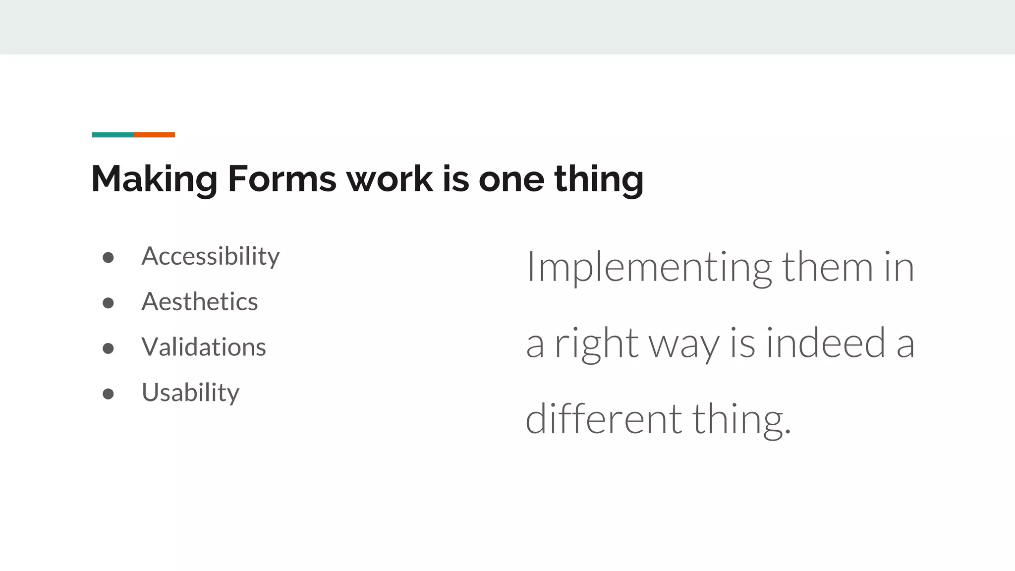 Forms, Components & Considerations | PPT