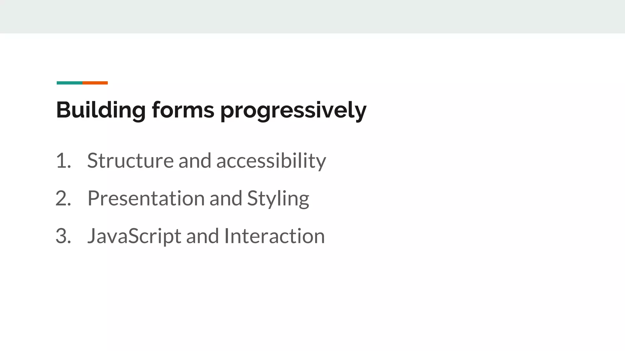 Forms, Components & Considerations | PPT