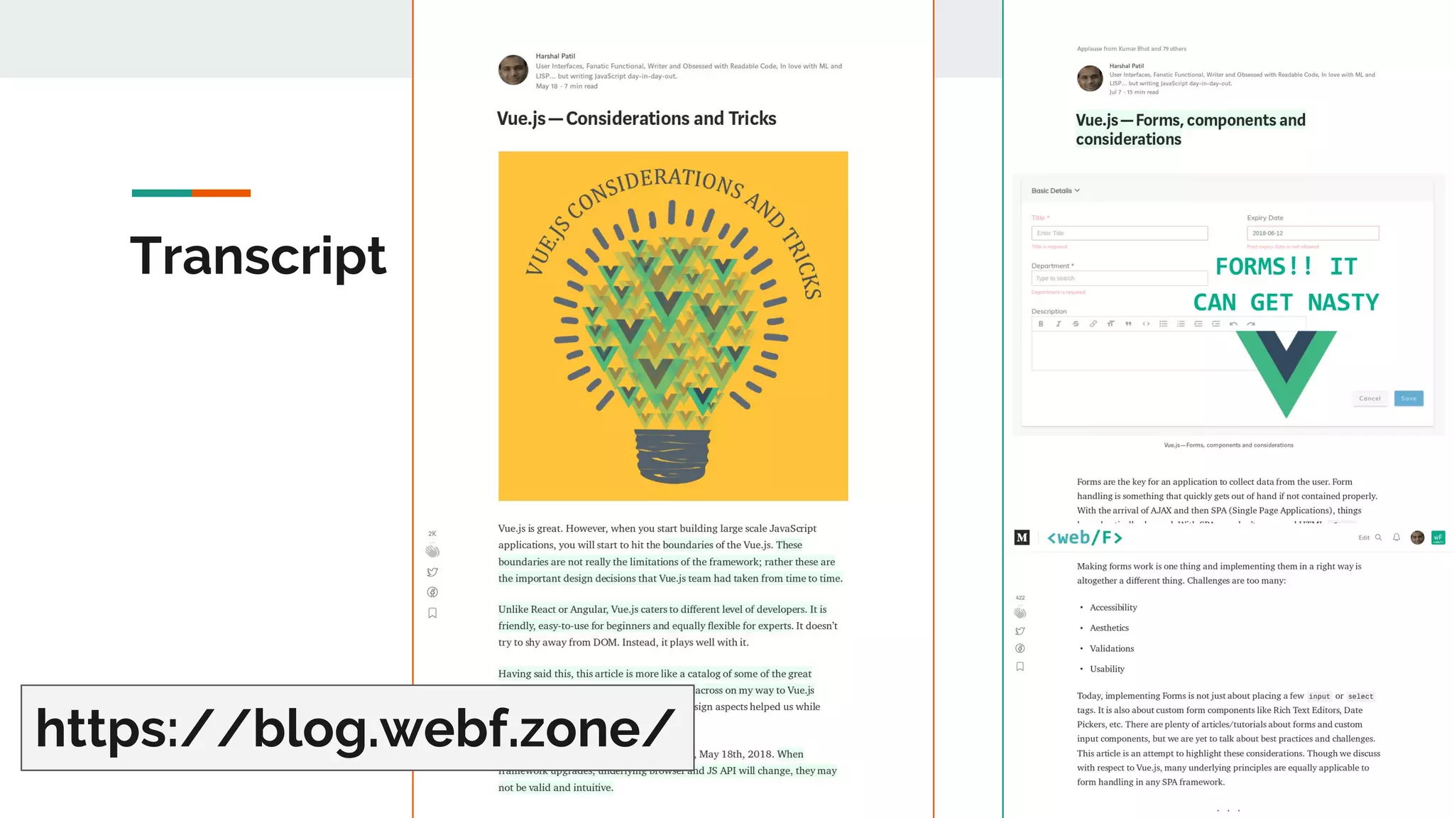 Forms, Components & Considerations | PPT