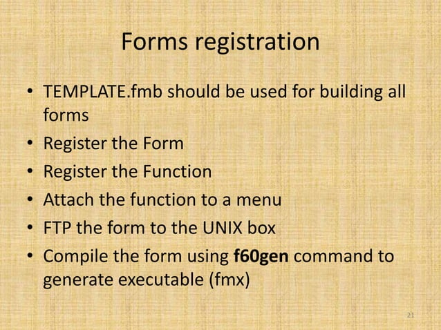 Forms 6i guide | PPTX | Databases | Computer Software and Applications