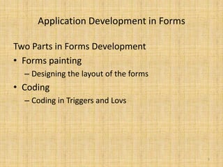 Forms 6i guide | PPTX