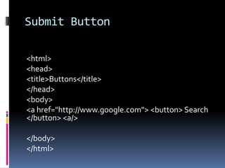 Forms and buttons | PPT