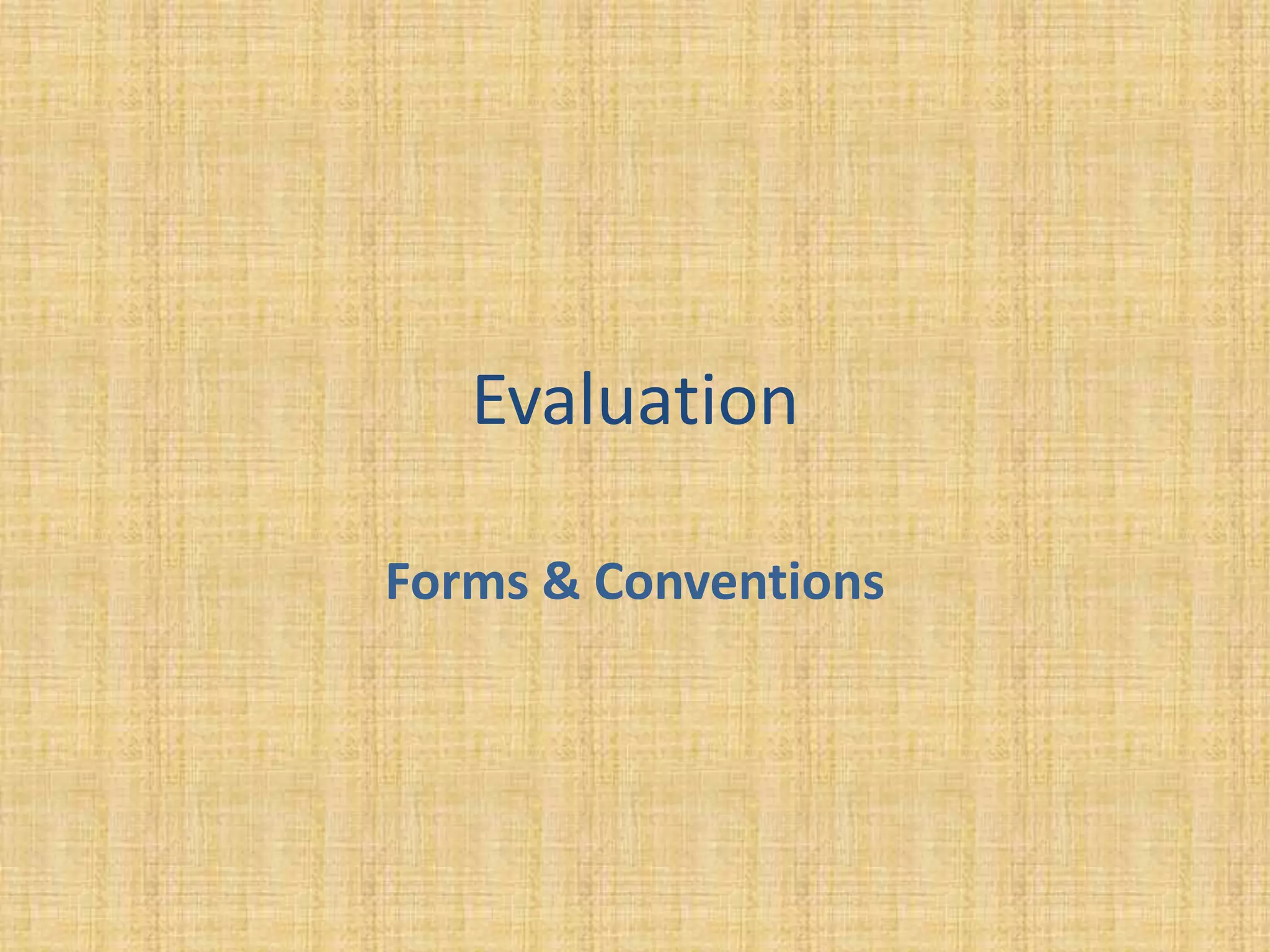 Forms and conventions | PPT