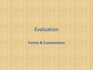 Forms and conventions | PPT