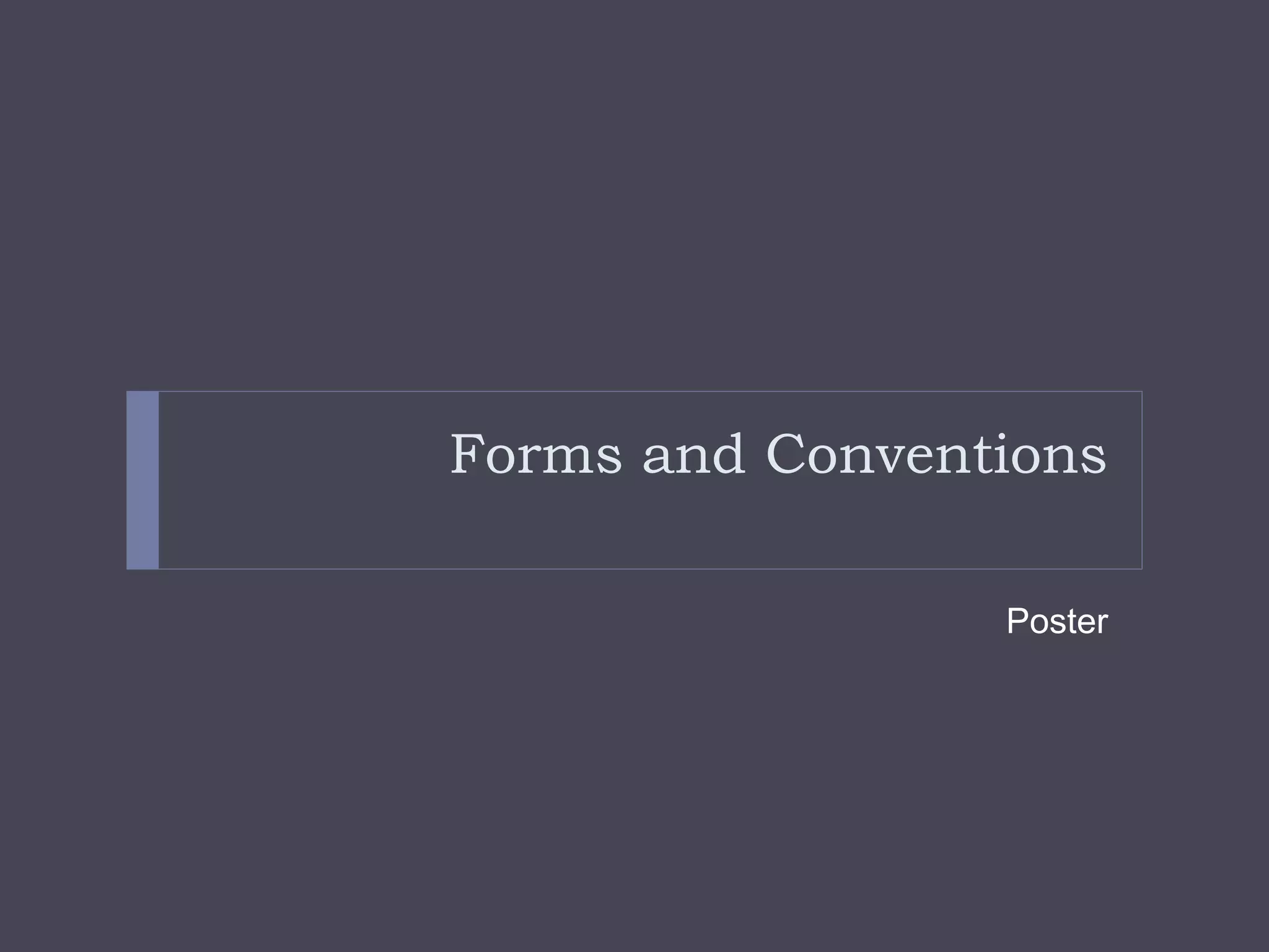 Forms and conventions | PPT