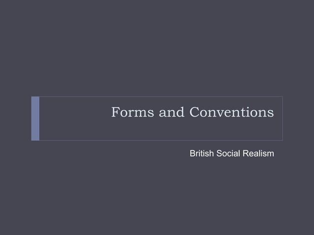 Forms and conventions | PPT