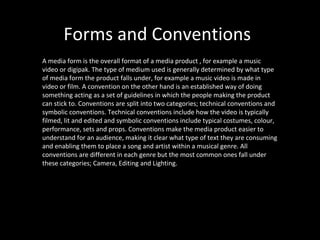 Forms and conventions (1) | PPT | World/International Music | Music