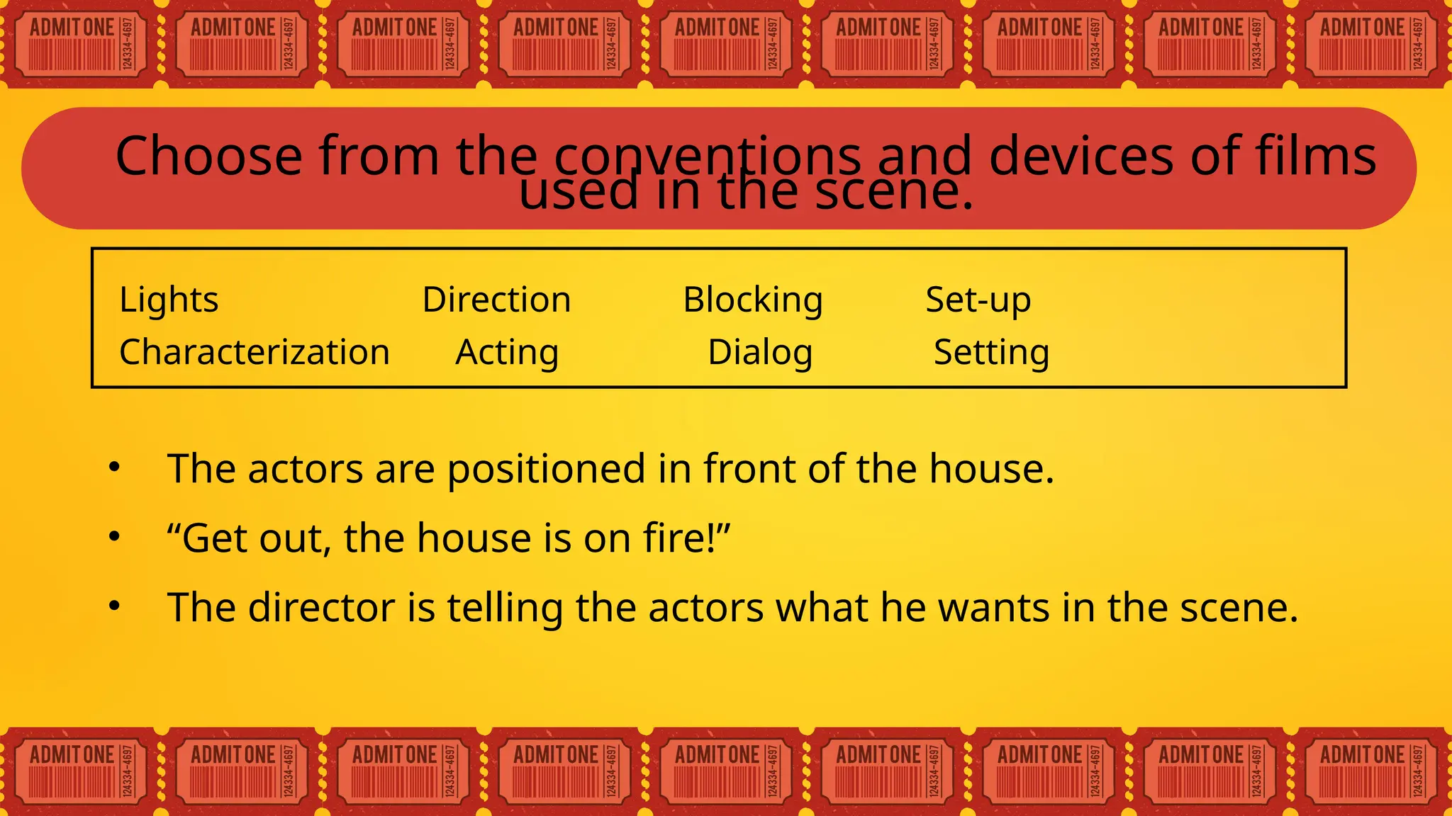 formsandconventionsoffilm grade 6 powerpoint presentation | PPTX