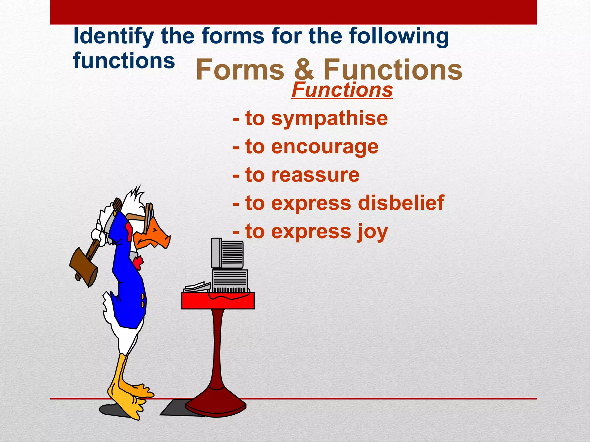 Forms and functions | PPT