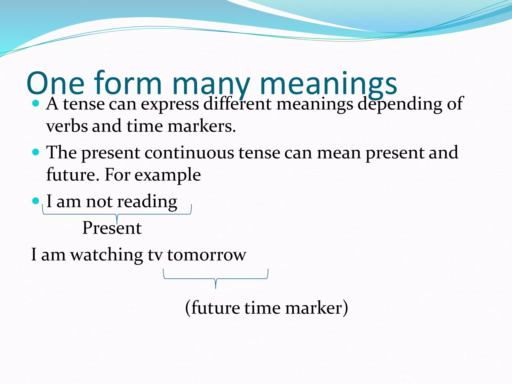 Forms and meanings 3 | PPTX