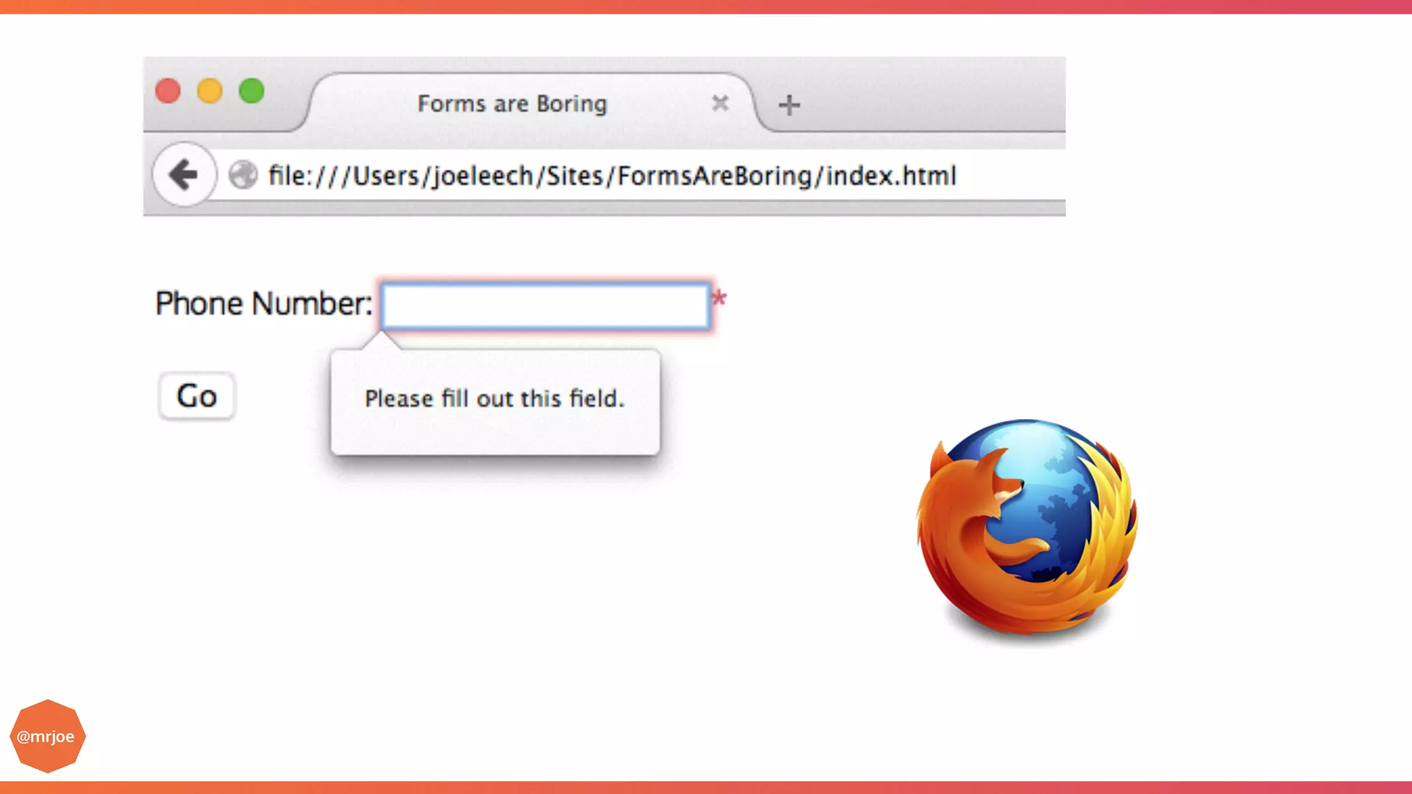 Forms are boring | PDF