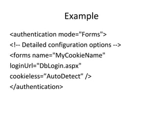Forms authentication | PPT