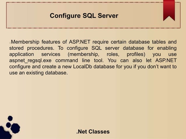 Forms authentication in asp dot net | PPT