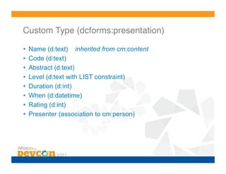 Forms config and customisation | PPT