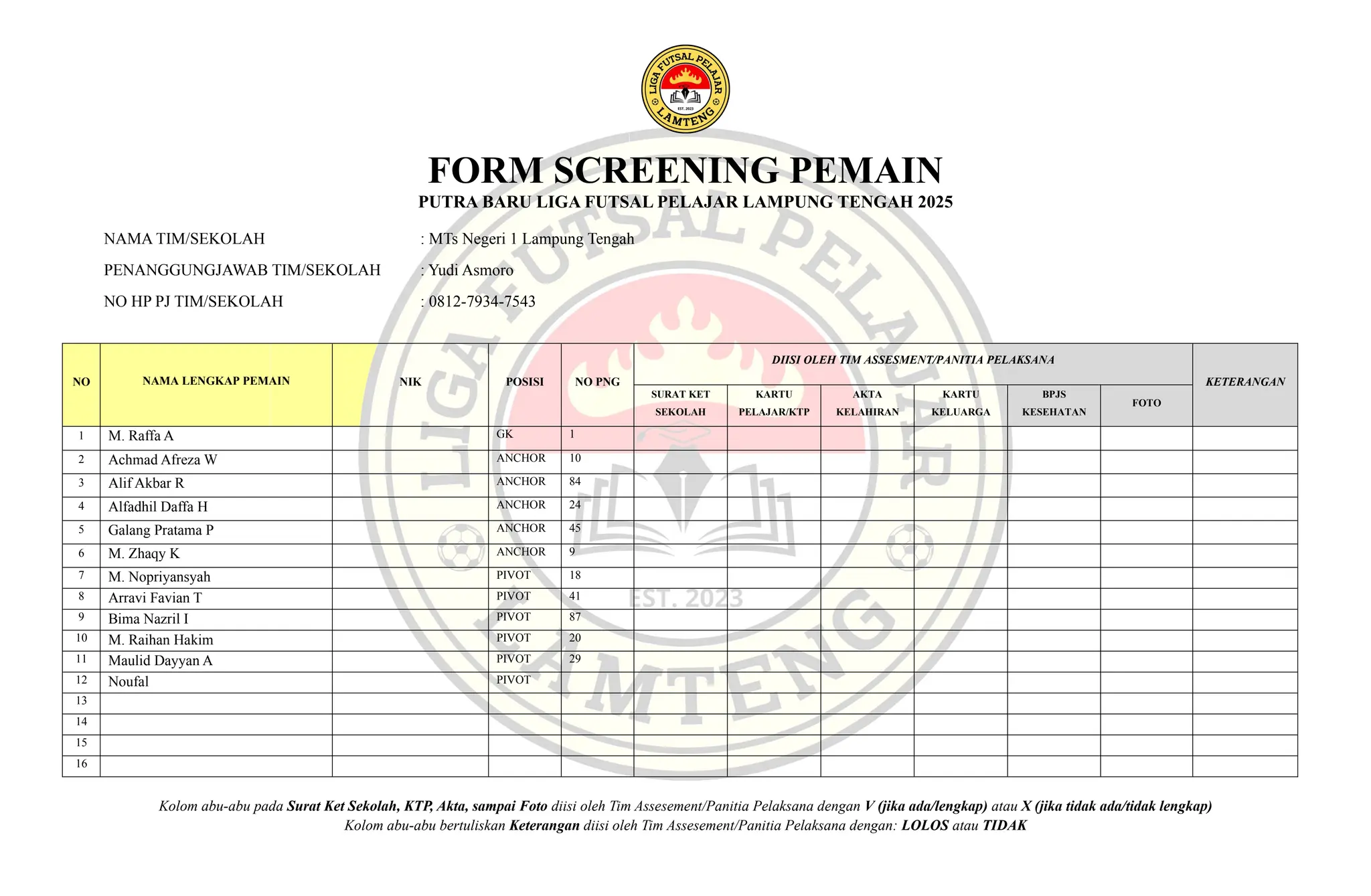 FORM SCREENING PESERTA PB LFPLT 2025.doc