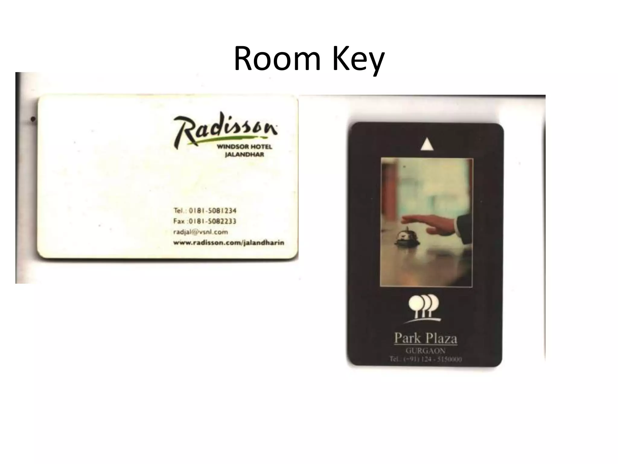 Forms & documents used in Hotel Front Office | PPTX