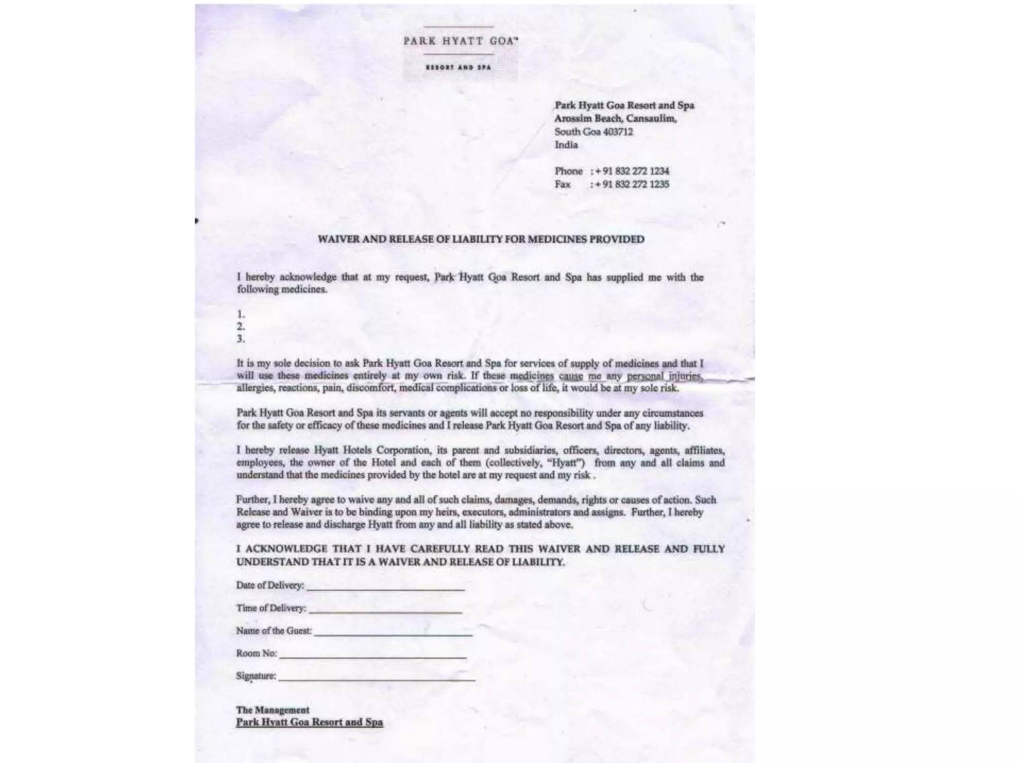 Forms & documents used in Hotel Front Office | PPTX