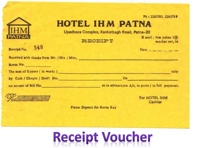 Forms & documents used in Hotel Front Office | PPTX