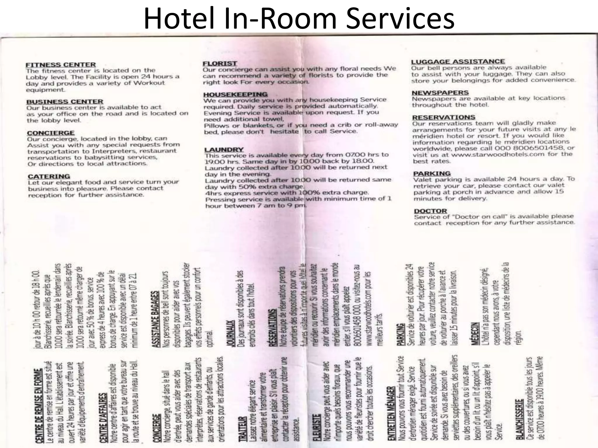 Forms & documents used in hotel front office and other departments (New ...